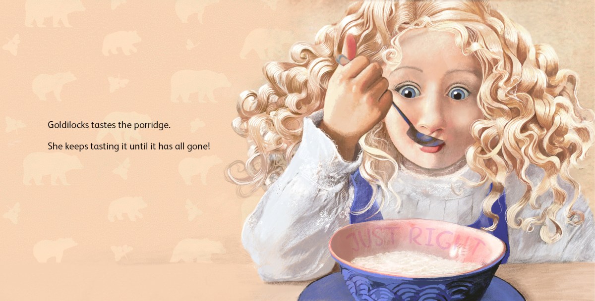 Digital Painting Picture Book of Goldilocks and the Three Bears – Fran ...